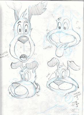 cartoon student: Preston Blair Squash and Stretch Dog