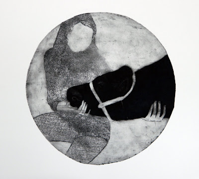 Happy Faces Chicago: The Printmaking Process: Two Lithuanian Printmakers