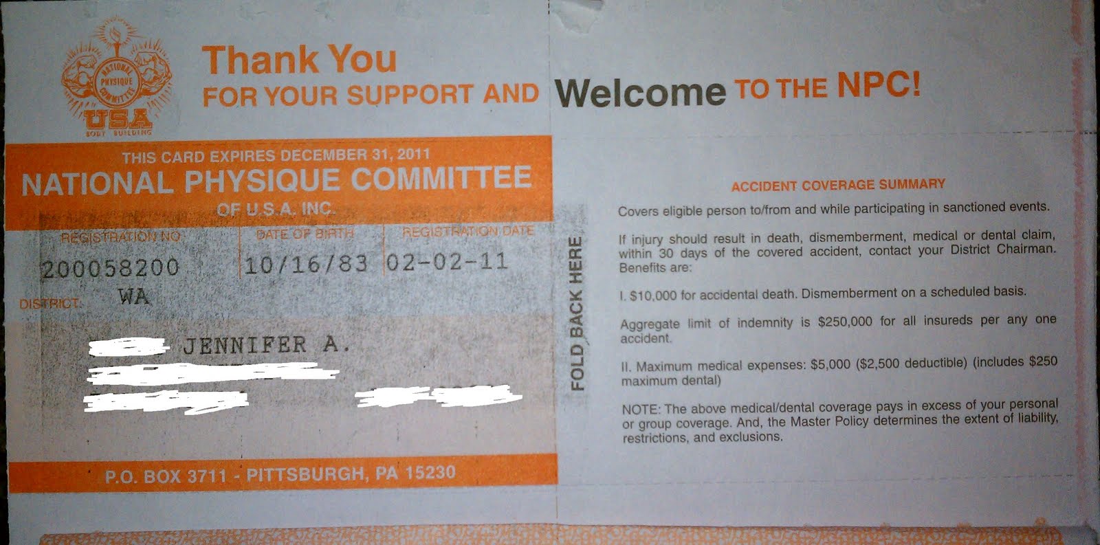 Figure Mommy: My NPC Card Arrived Today!