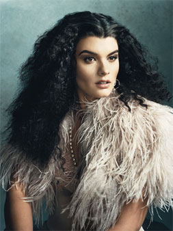 Plus Size Model Crystal Renn in February Glamour - Stylish Curves