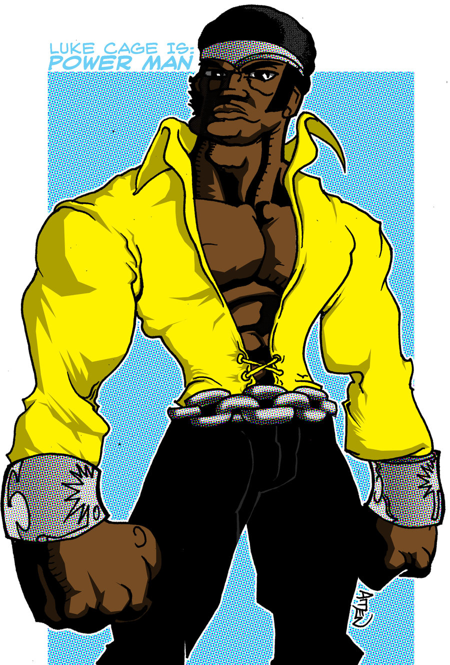 ghettoManga: Powerman full color by Samax