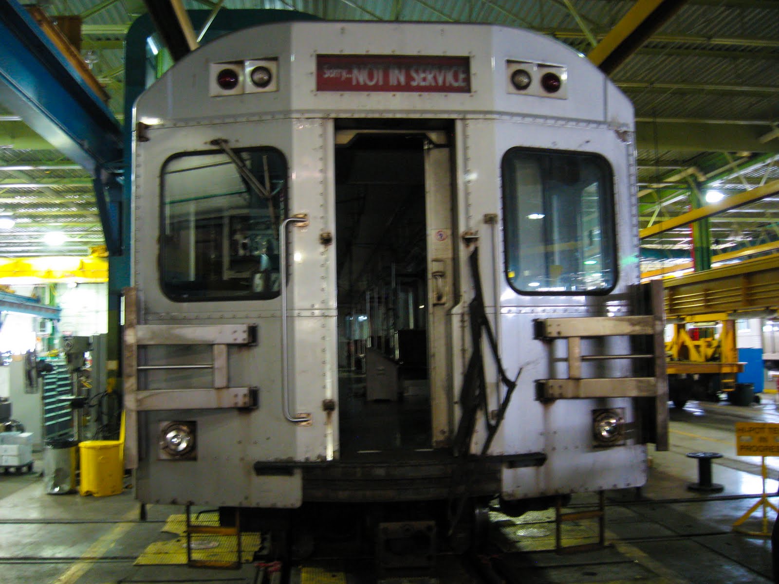 Buck Tracks: Subway Cars In The Shop