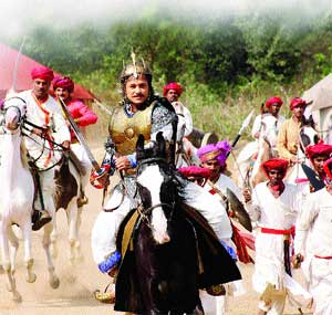 Angad Mhaskar as Bajirao in ETV marathi's Bajirao Mastani serial by ...