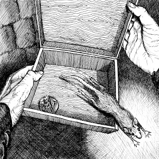 The Gallery: Art of Russ Nicholson: Emmanuel and his story strip.