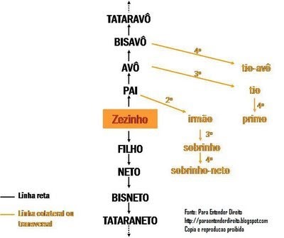 Estudando Direito: (( graus de parentesco ))