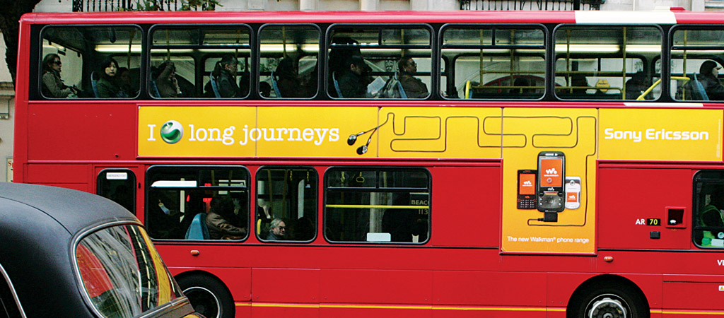 Hazel Design Context: Bus advertising