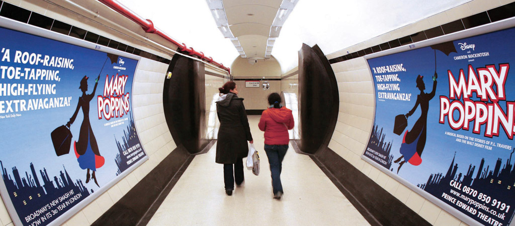 Hazel Design Context: Tube advertising