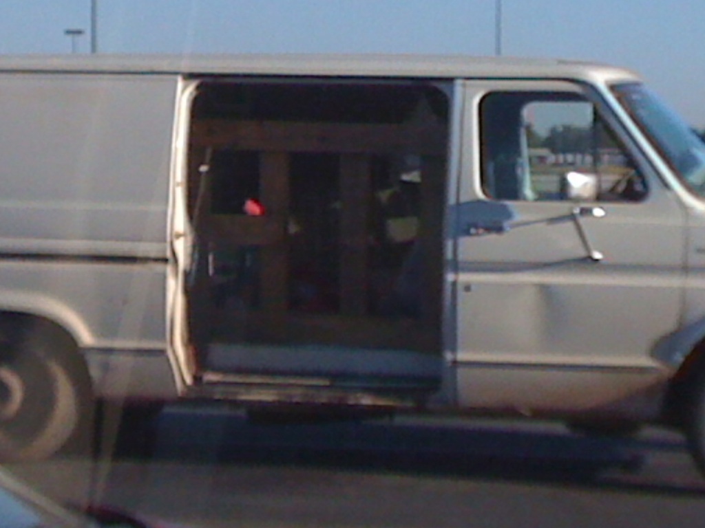 Sketchy White Van