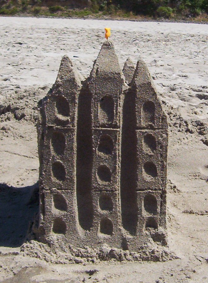 Samurai Mom: How to Make a Sand Temple