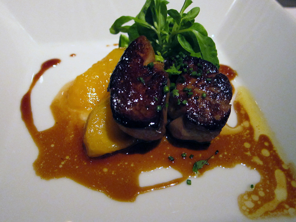Cook to Grow: Seared Foie Gras with Peaches and Red Onion Compote