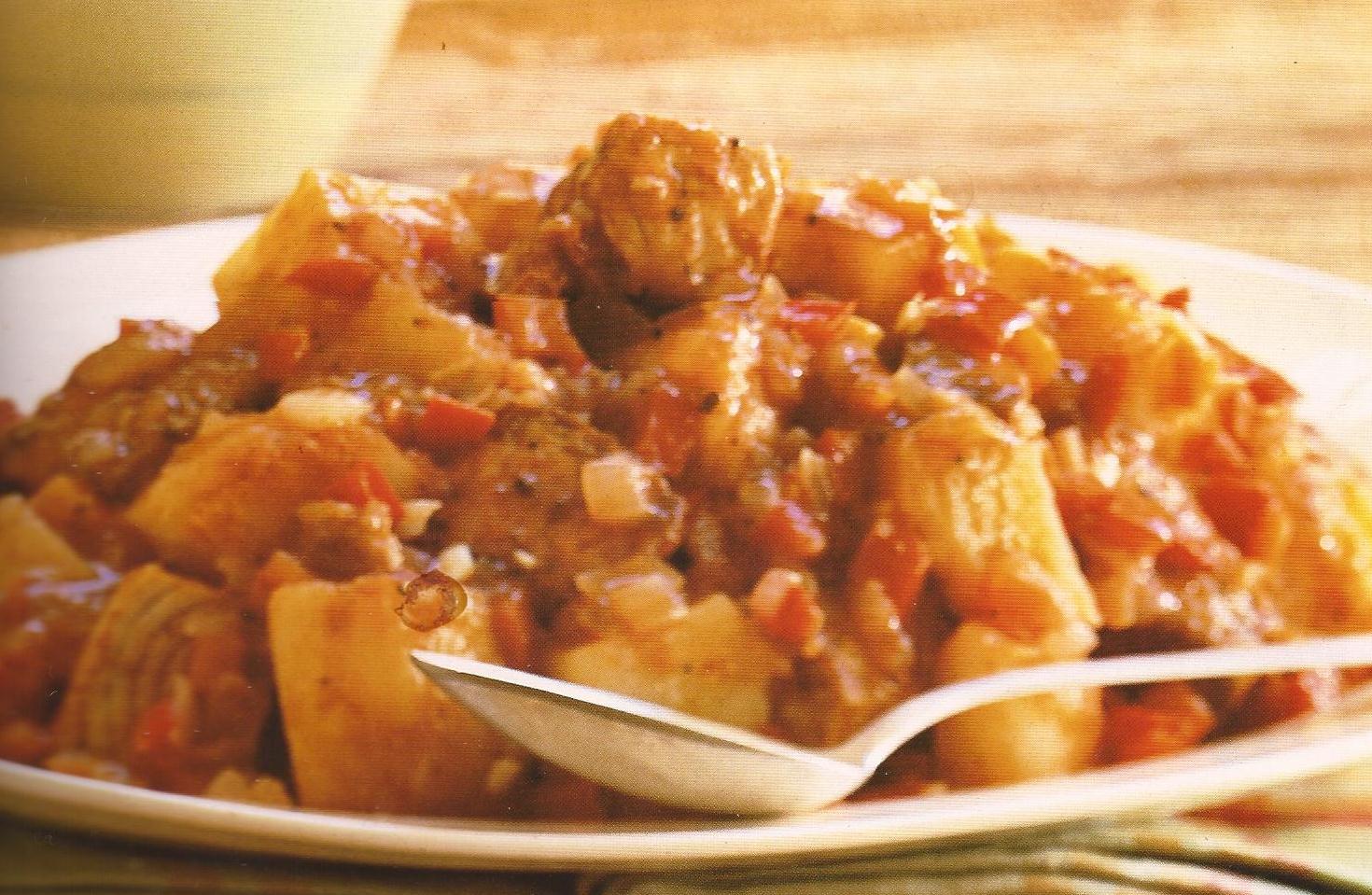 Cook to Grow: Pork Basque-Style with Peppers and Tomatoes