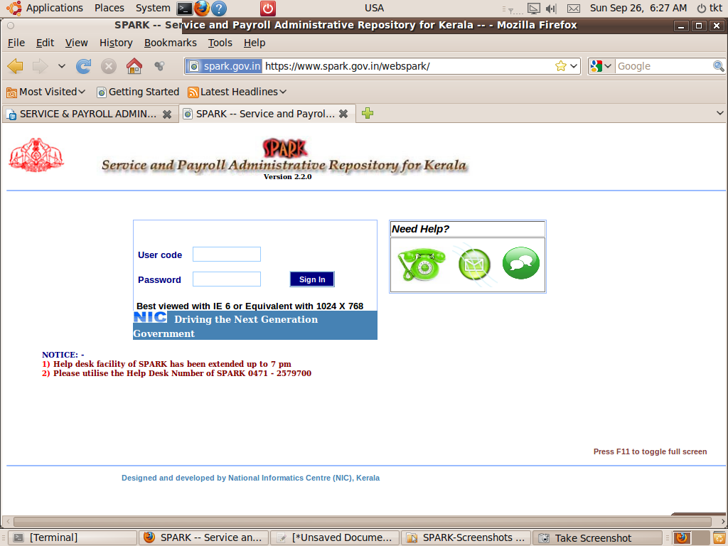 SPARK -Service and Pay Roll Administrative Repository for Kerala ...
