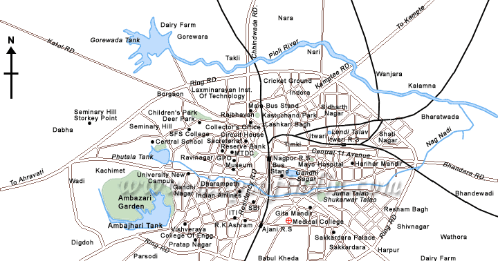 NAGPUR DISTRICT MAP | NAGPUR MAP | Nagpur Maharashtra MAP | NAGPUR CITY ...