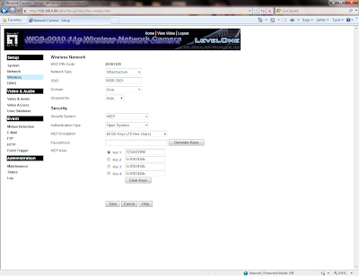 Ivenue Solution Tech Team: WCS-0010 Wireless IP cam Configuration Guide