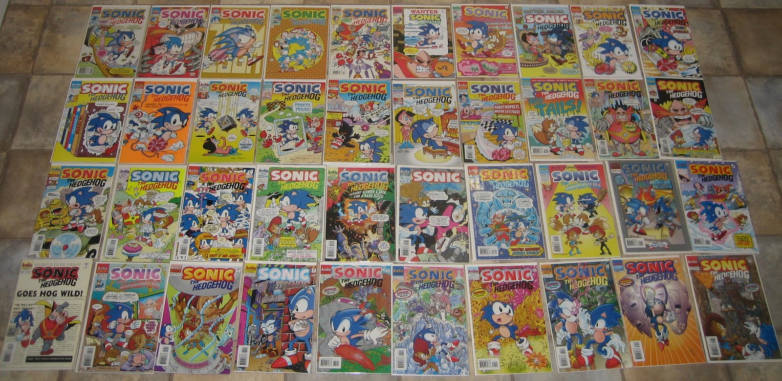 Sega Memories: My Big Fat Sonic Comic Book Collection