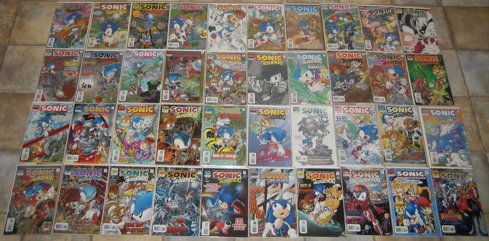 Sega Memories: My Big Fat Sonic Comic Book Collection