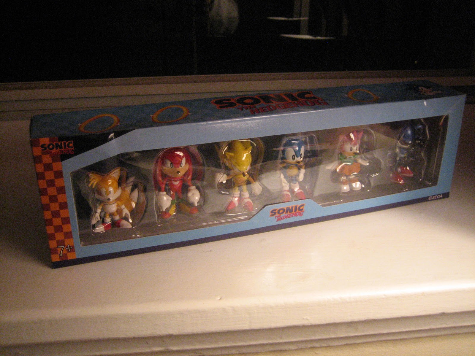 sonic and shadow games: 10" Sonic and the Sonic PVC 6-pack!