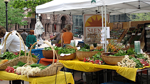 Eighteenth Century Agrarian Business: places: Boston Farmers Markets