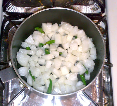 Preethi's Andhra Kitchen: Radish Chutney/ Mullangi Pachadi