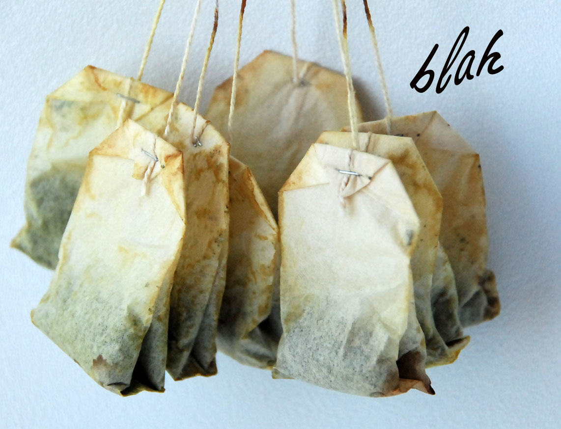 blah to TADA!: Tea Staining