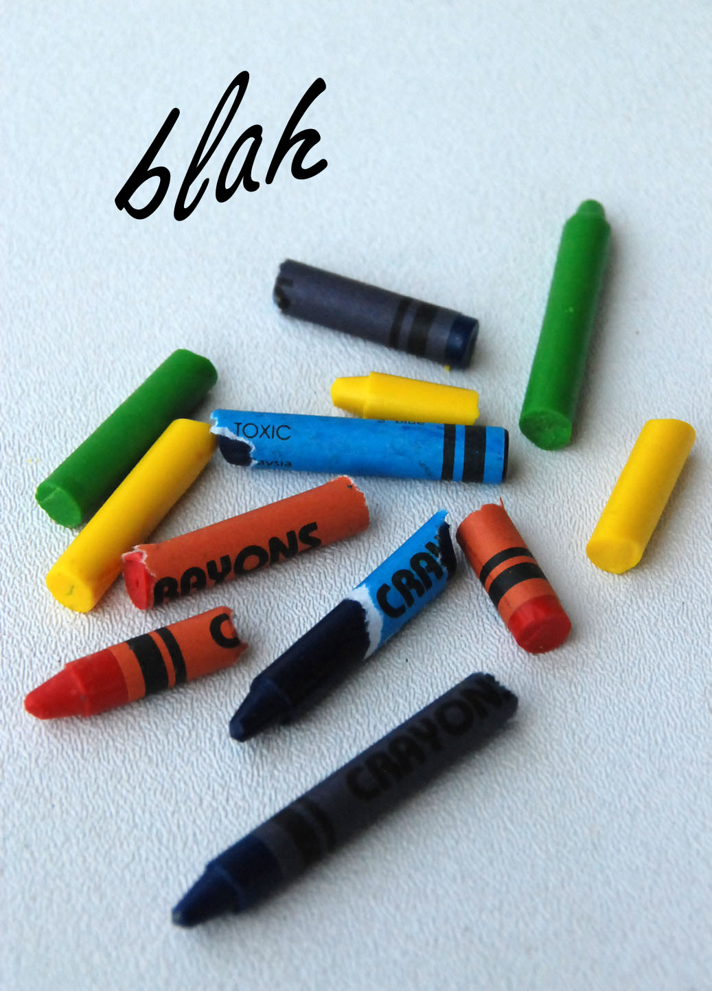 blah to TADA!: Crazy Crayons