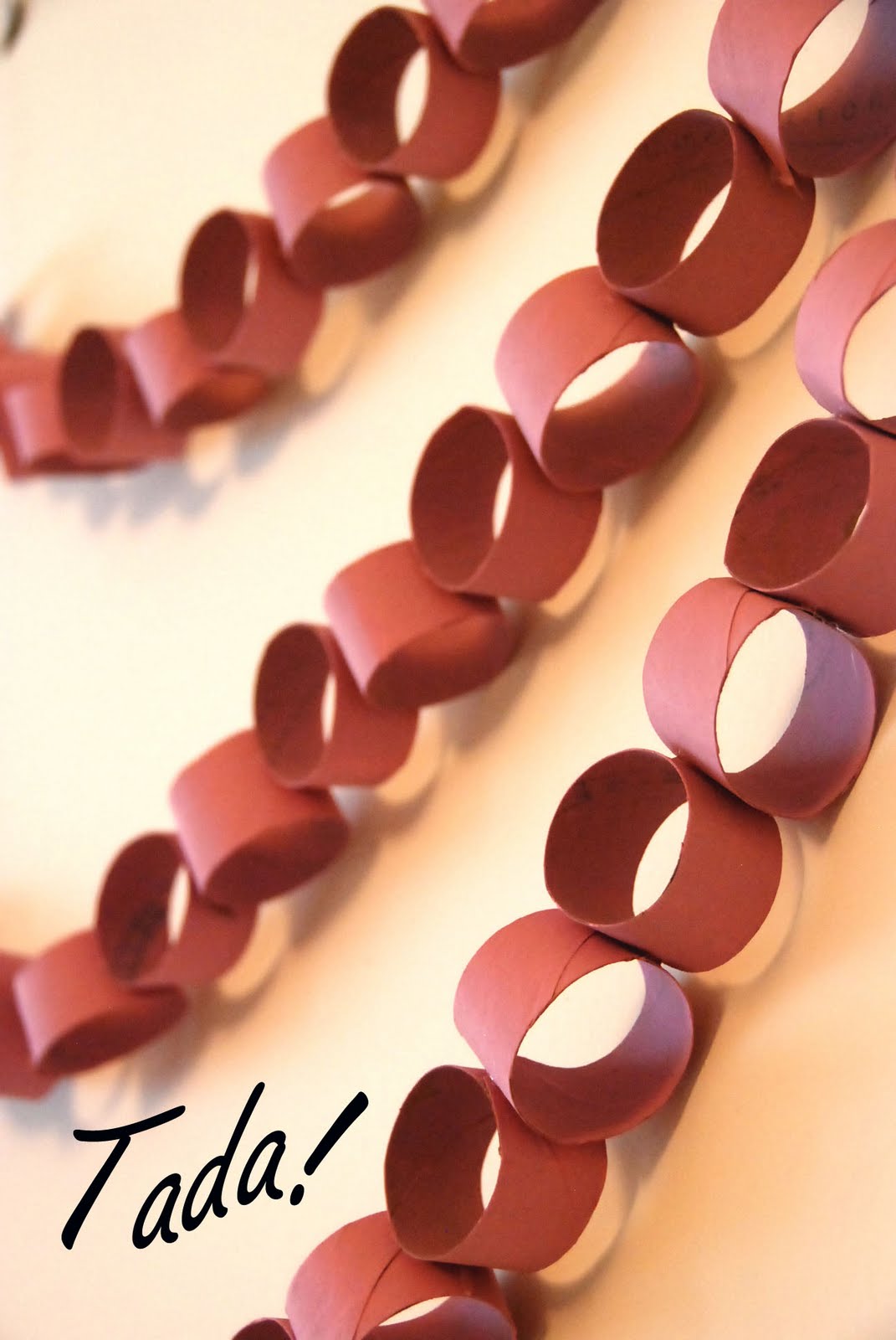 blah to TADA!: Paper Chains