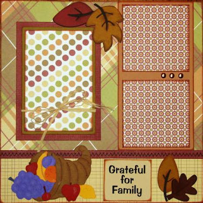 The Avid Scrapper: November's Scrapbook Pages