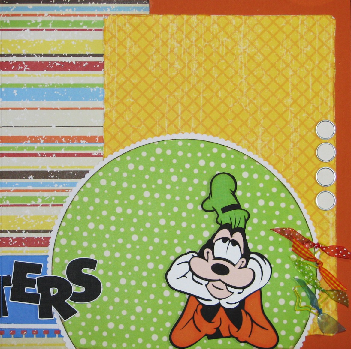 The Avid Scrapper: {Disney Class "WHAT A BUNCH OF CHARACTERS" Scrapbook ...