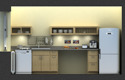 AHR - Advanced Heights Rendering: Kitchen Elevation
