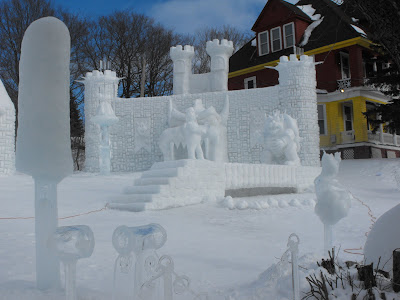 Three Syllables: Michigan Tech Ice Sculptures