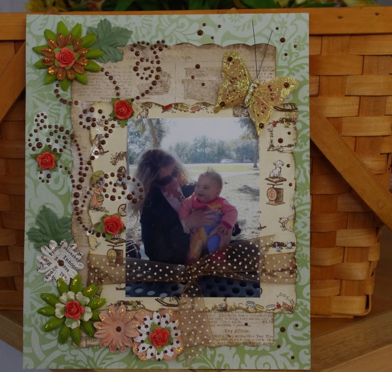 The Whimsical Flower: Shadow Box Frame & cute graphic