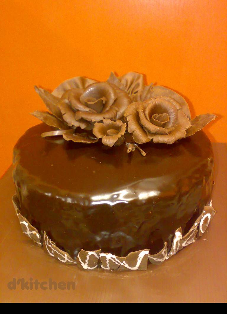 d'kitchen: chocolate roses cake