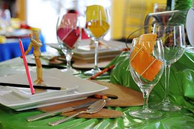 Setting the Mood: TABLE #4 ART PARTY