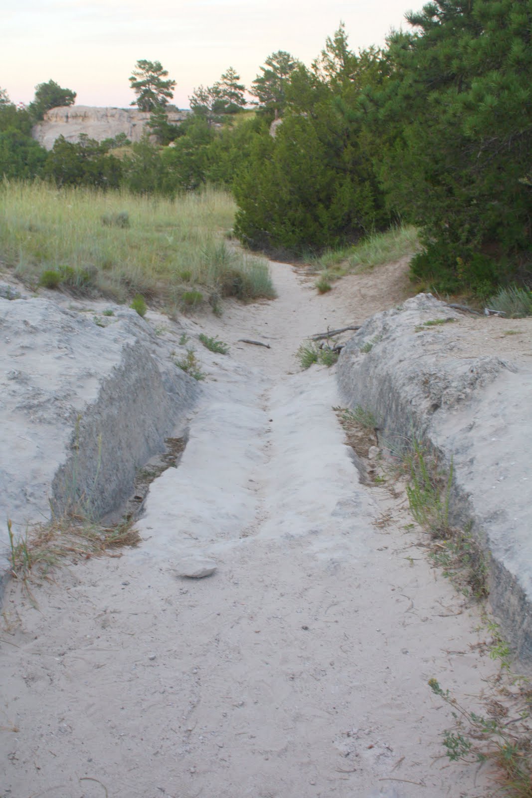 Don't Blink...: Day 25 (Spearfish Falls &Oregon Trail Ruts)