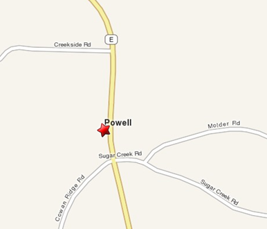 Powell Bridge: Location