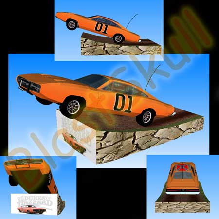 Livre Atitude Papercraft: The General Lee