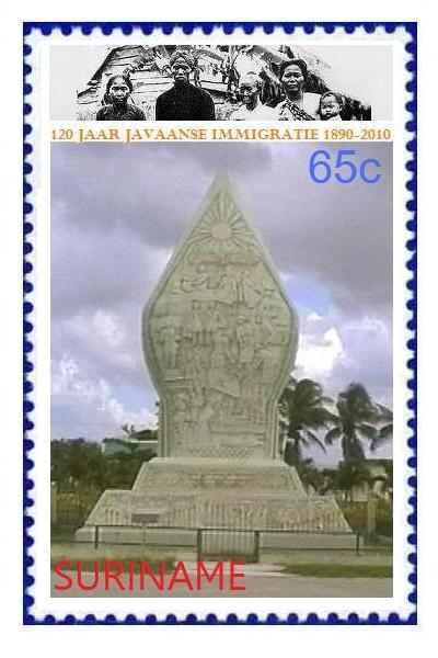SURINAME STAMPS PHILATELY: 120 JAAR JAVAANSE IMMIGRATIE IN SURINAME ...