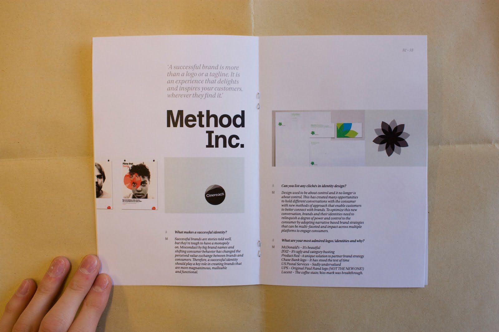 Patrick Holmes - Design Context: Context book mock-up