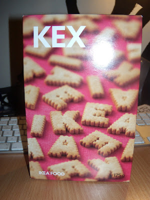 Patrick Holmes: KEX - Typographic biscuits from Ikea