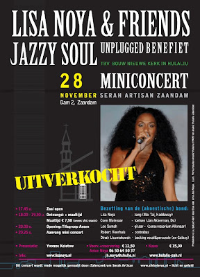 Hatumari: Miniconcert van LISA NOYA & Friends in Zaandam op 28 november ...