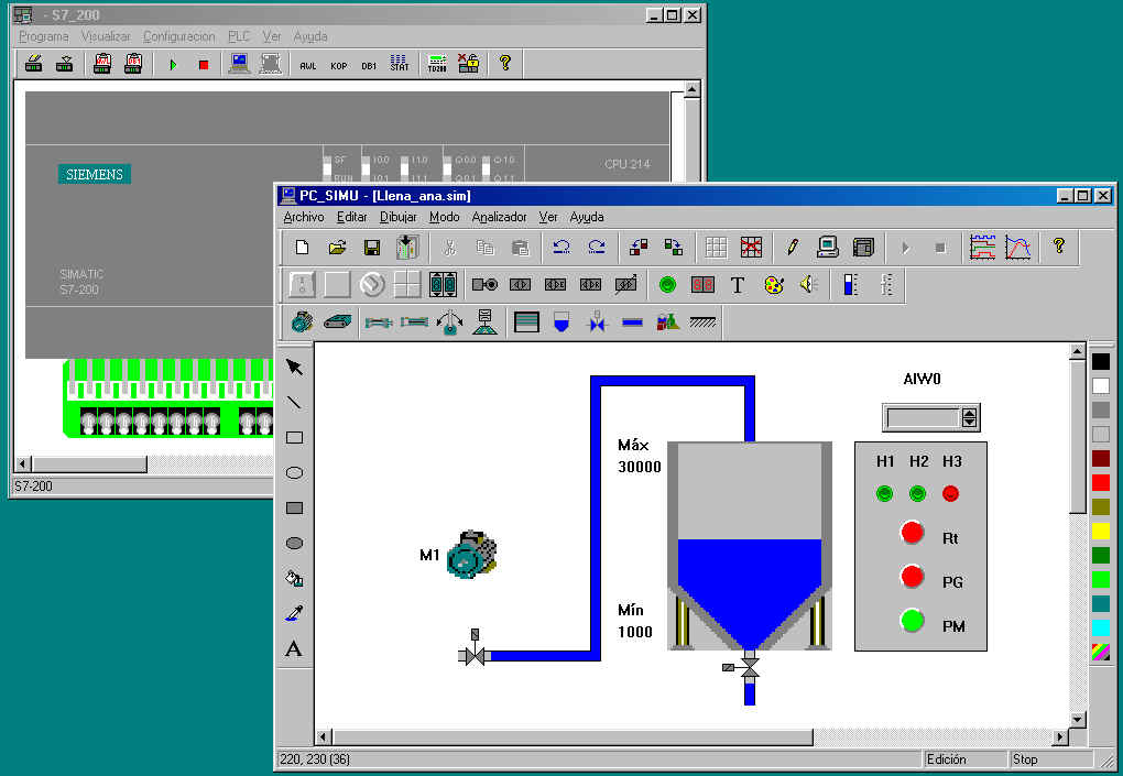 .gloria al pulento 2: simuladores de plc
