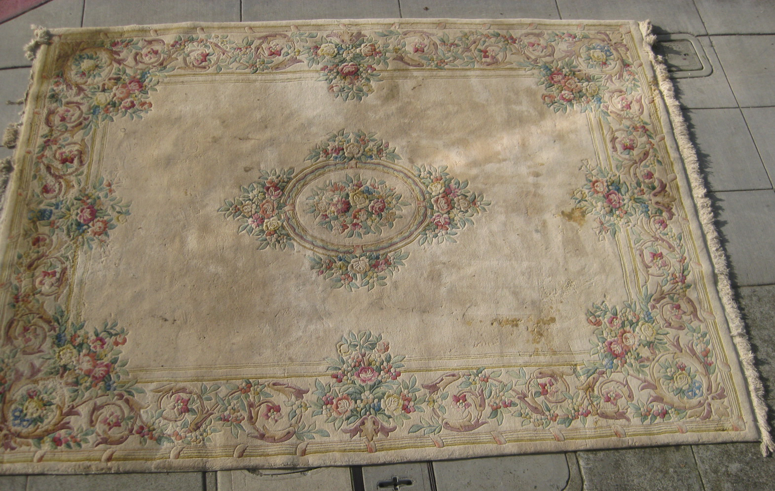 UHURU FURNITURE & COLLECTIBLES: SOLD - Dirty 9 X 12 Chinese Wool Pile ...