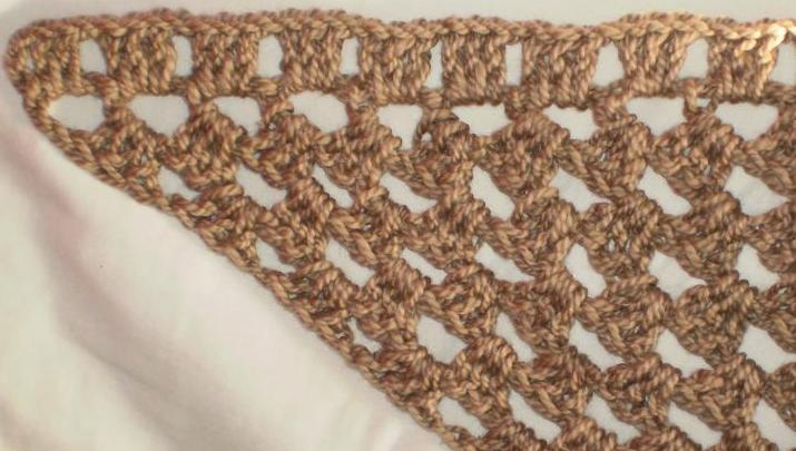 The Left Side of Crochet: Civil War Era Shawl