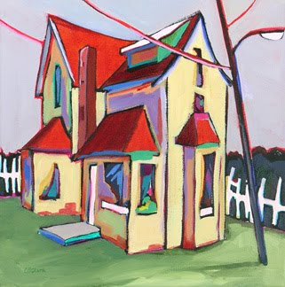 Daily Painters Abstract Gallery: Contemporary Abstracted Building ...