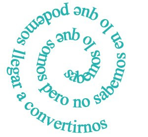 Aprendiendo a diseñar: texto en espiral con trazado