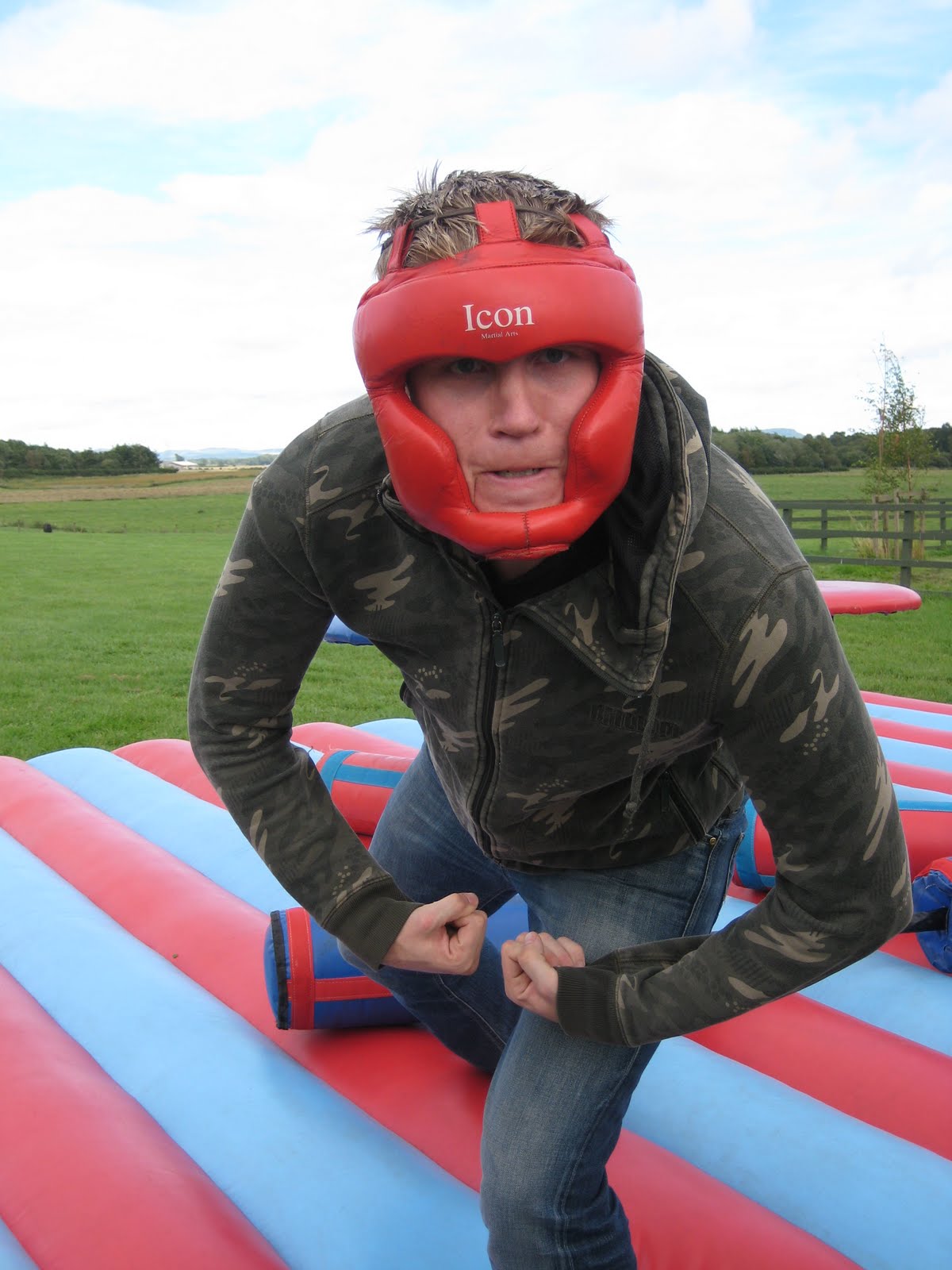 The Harrison-Helins: Team building with CB: Gladiator games (Or: "It's ...