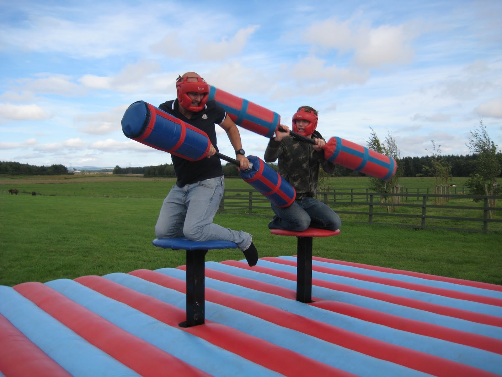 The Harrison-Helins: Team building with CB: Gladiator games (Or: "It's ...