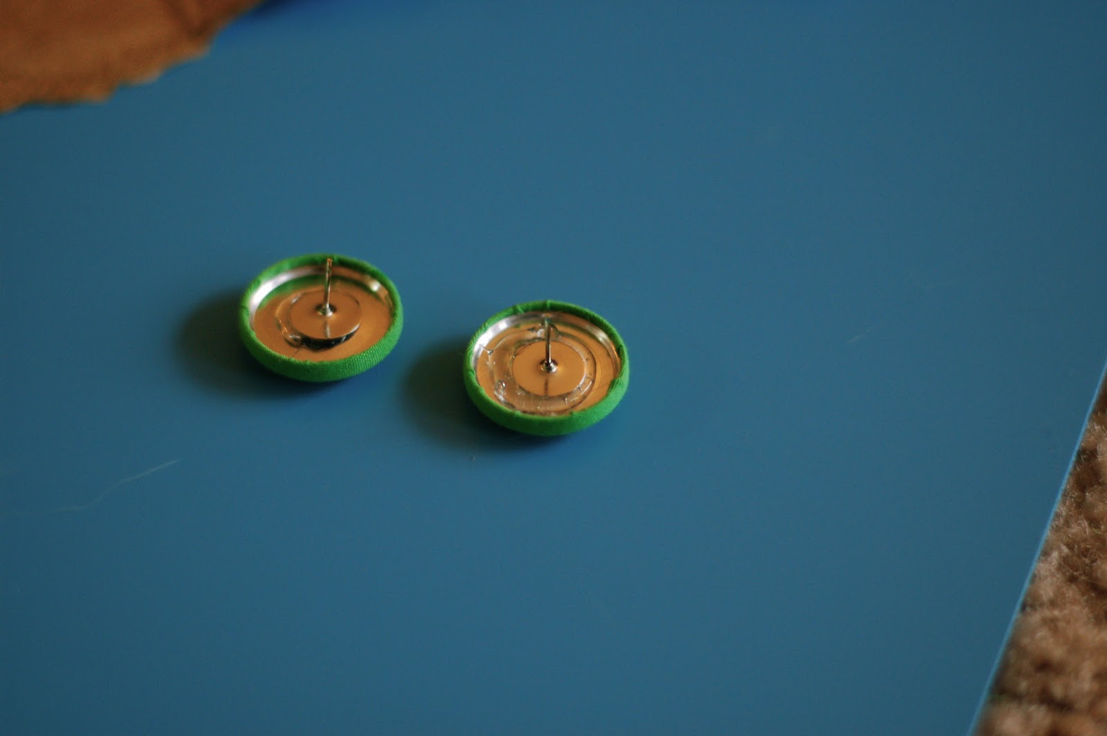 Sew Much Love: Covered Button Earrings Tutorial