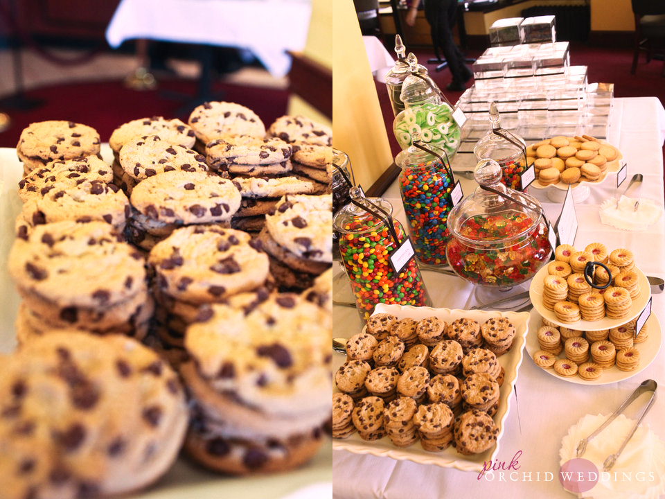 Pink Orchid Weddings: A Colorful Sweets Buffet at Finale