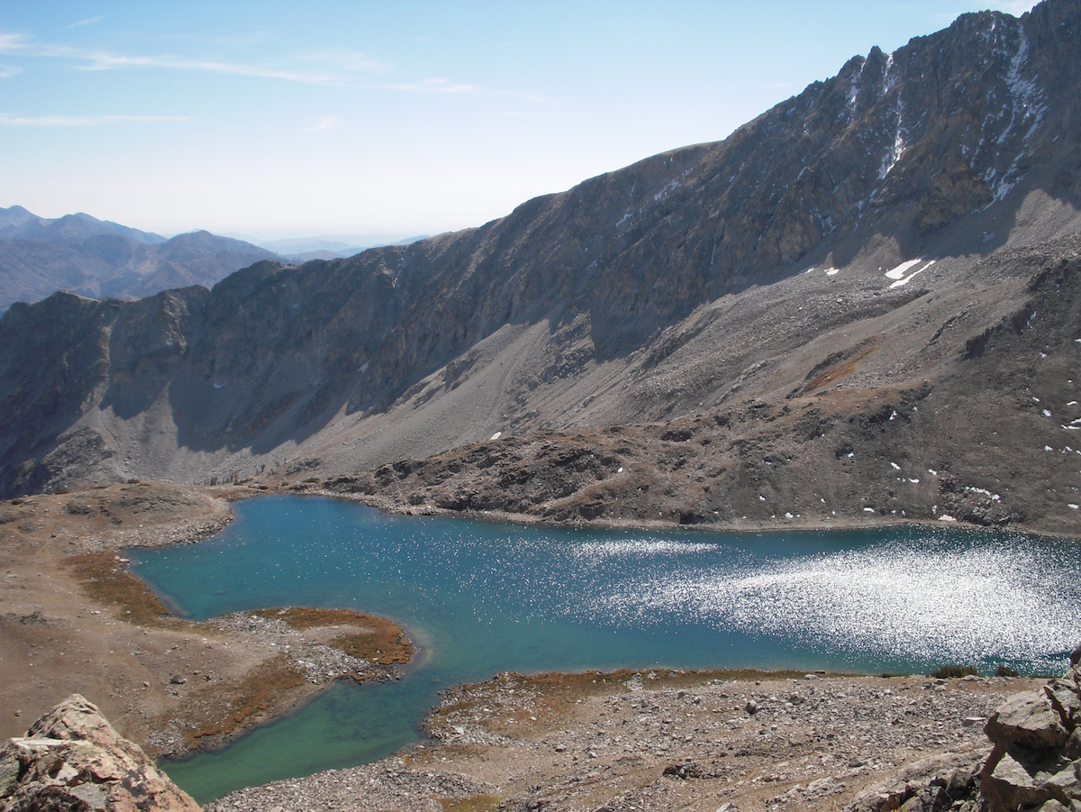 Run Junkie: The Big Picture: Goat Lake from Standhope Peak